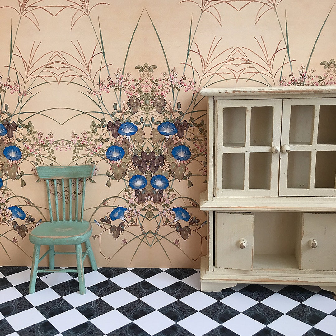 Dollhouse Wallpaper 1:12 and Half Scale DIGITAL DOWNLOAD - Etsy