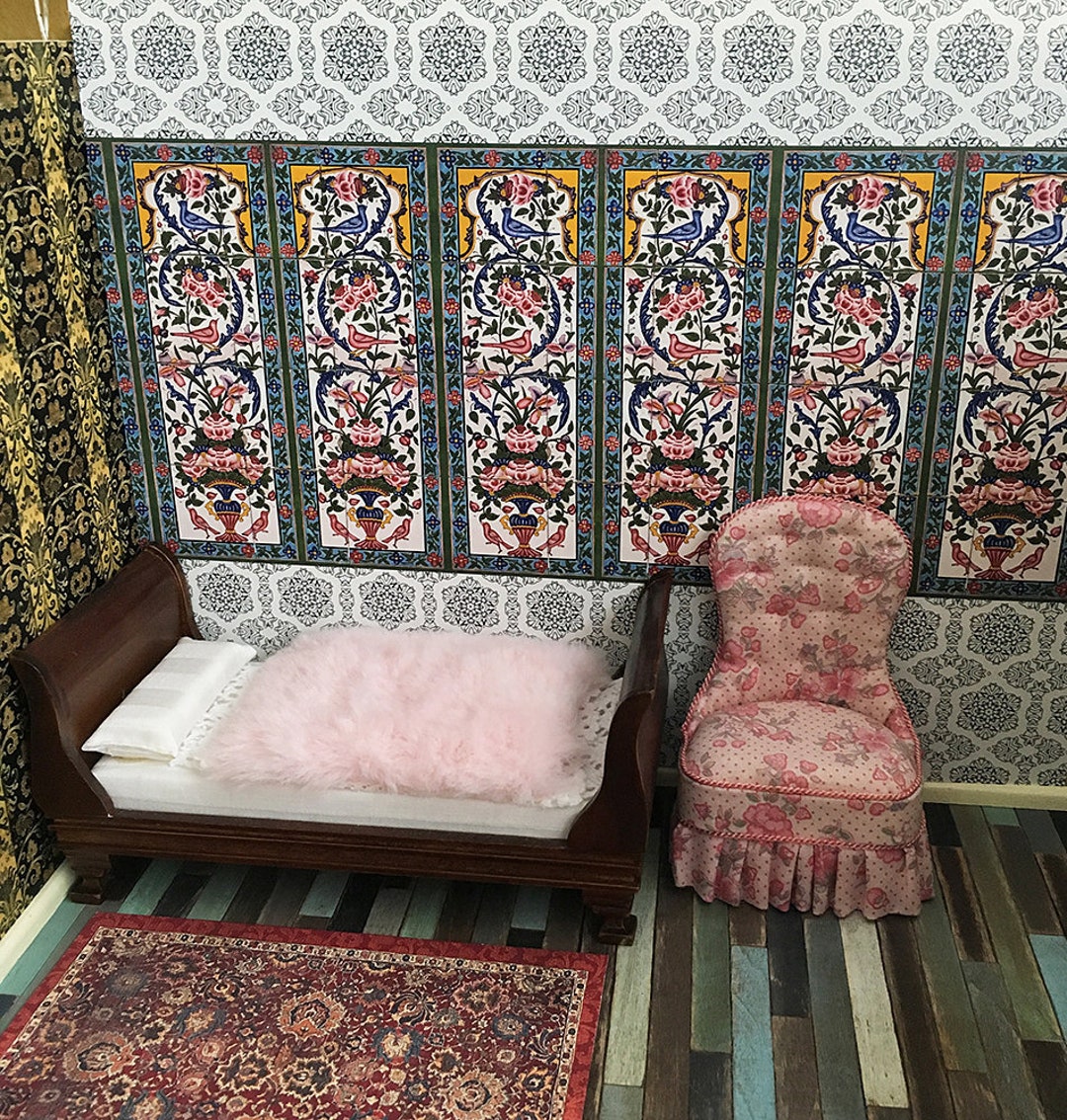 Dollhouse Wallpaper 2 Designs DIGITAL DOWNLOAD - Etsy