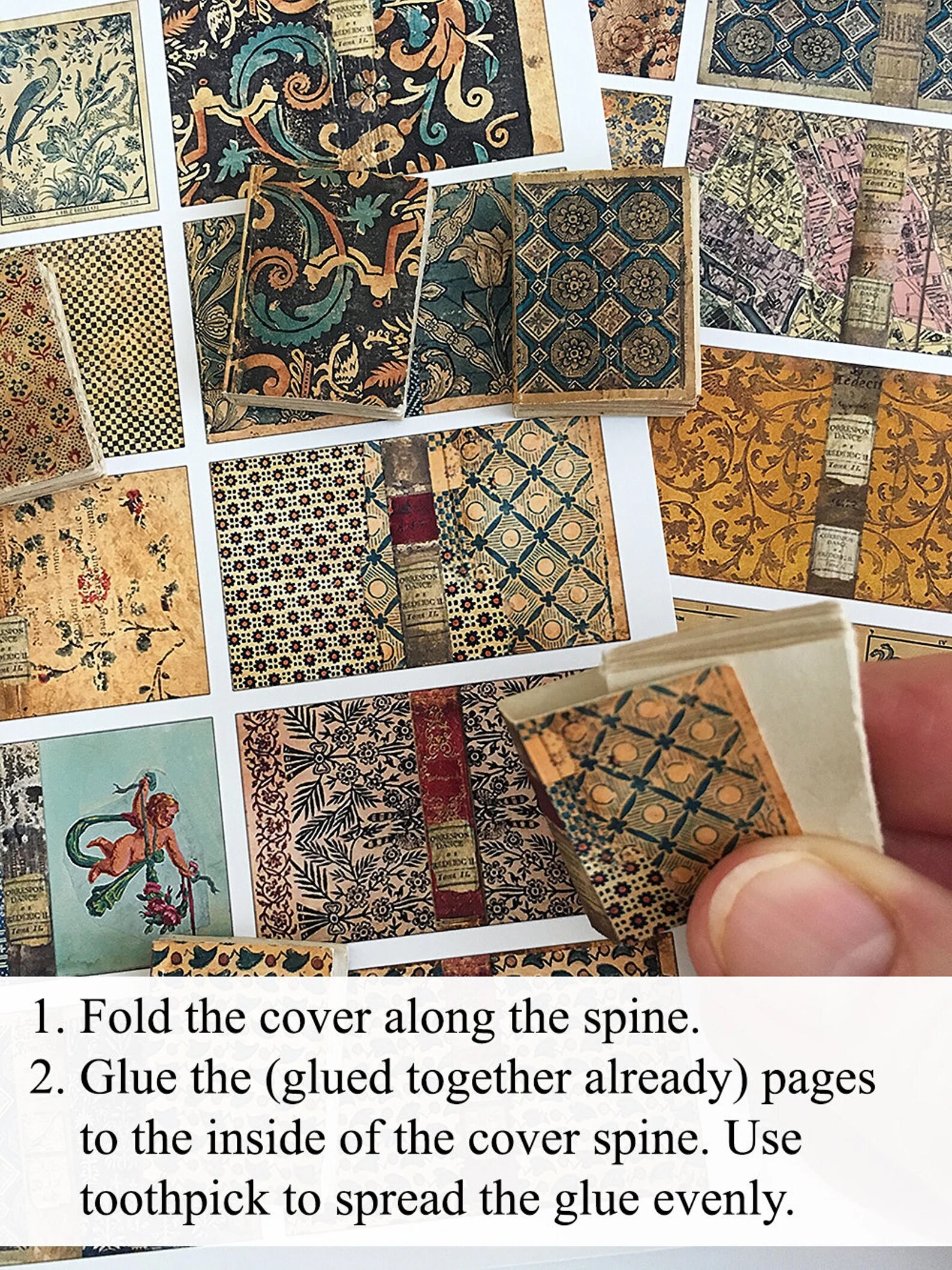 Dollhouse Miniature Books Covers 1/12 Scale and Half Scale DIGITAL ...