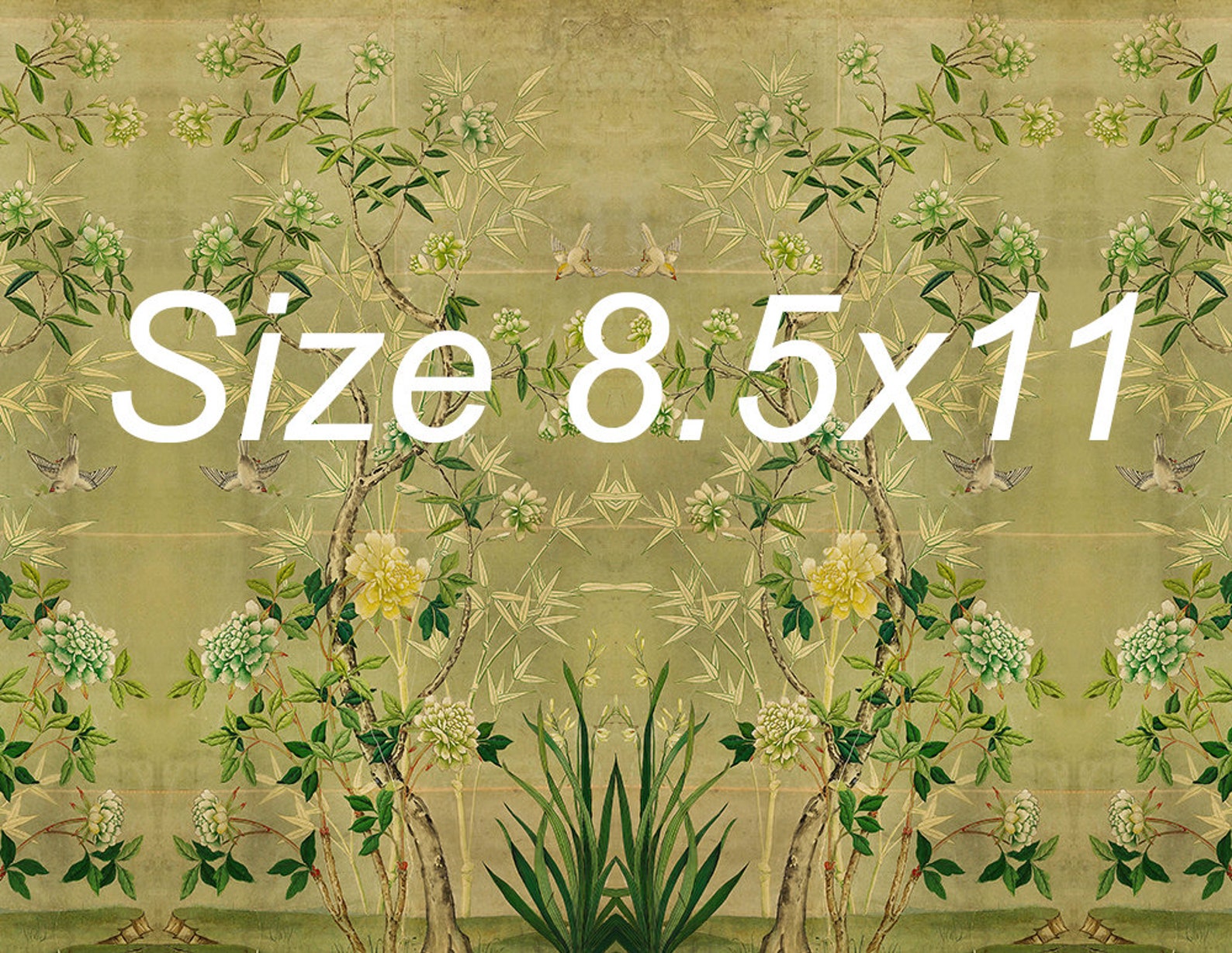 Dollhouse Wallpaper 1:12 Scale Miniature Decor DIGITAL - Etsy