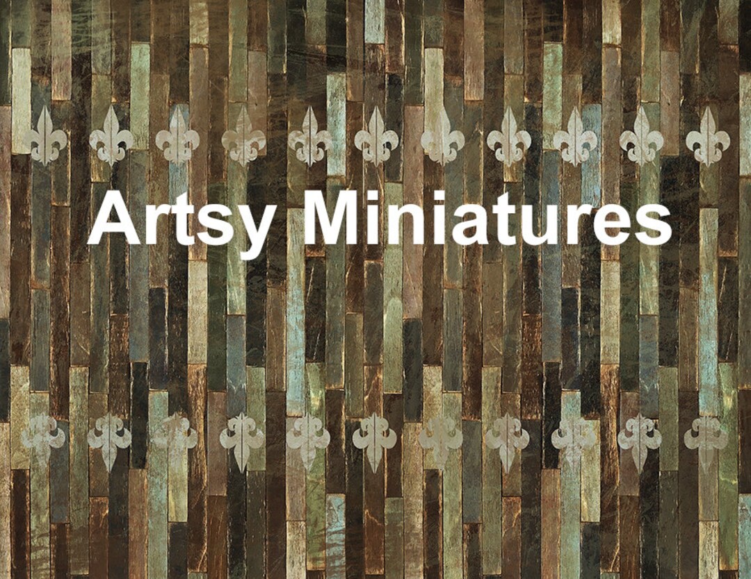 Dollhouse Miniature Floor PRINTABLE DIGITAL DOWNLOAD - Etsy