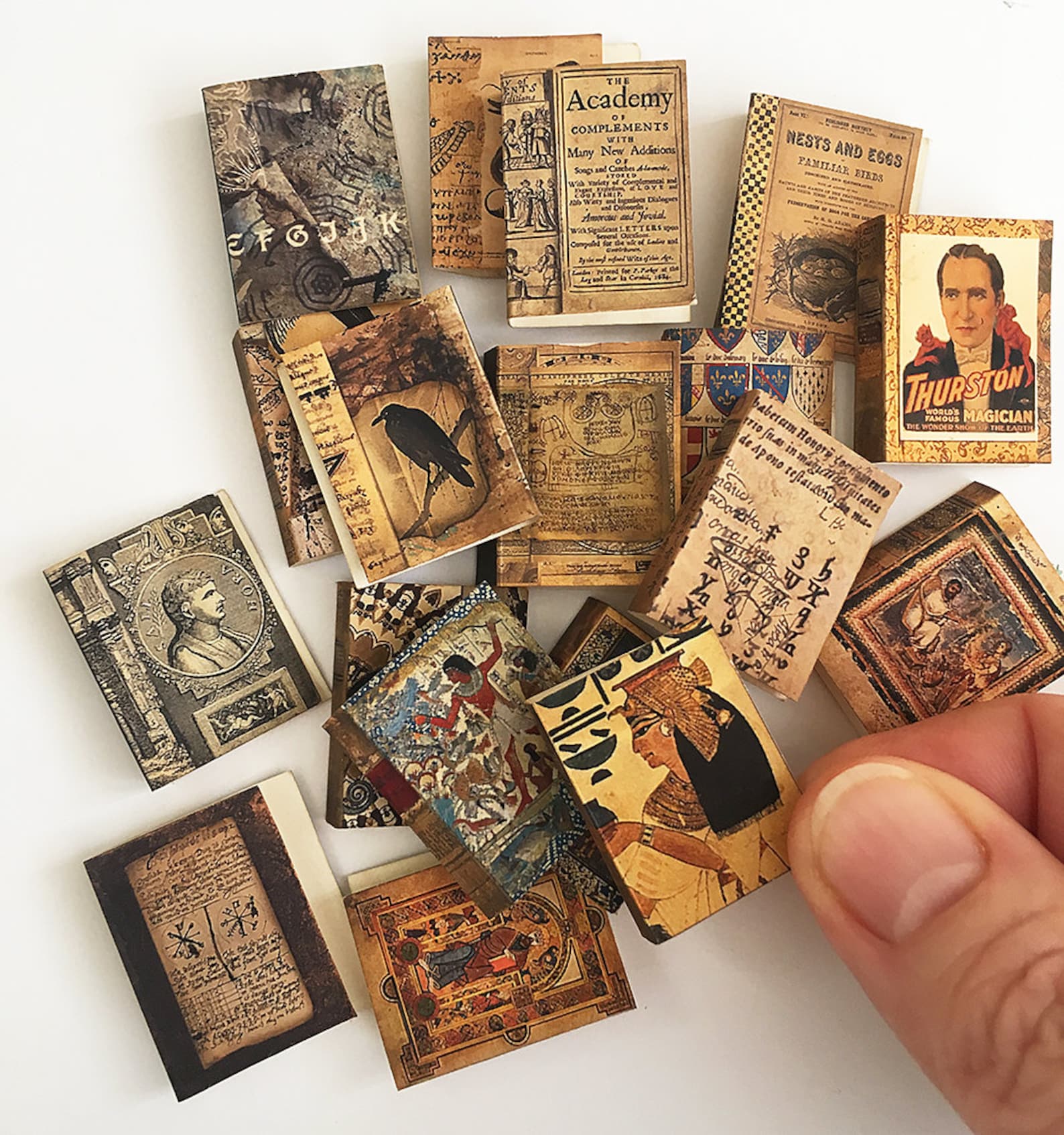Dollhouse Miniature Books 1/12 and Half Scale DIGITAL DOWNLOAD - Etsy