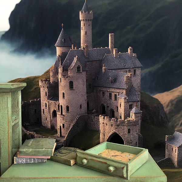 Castle Wallpaper - Etsy