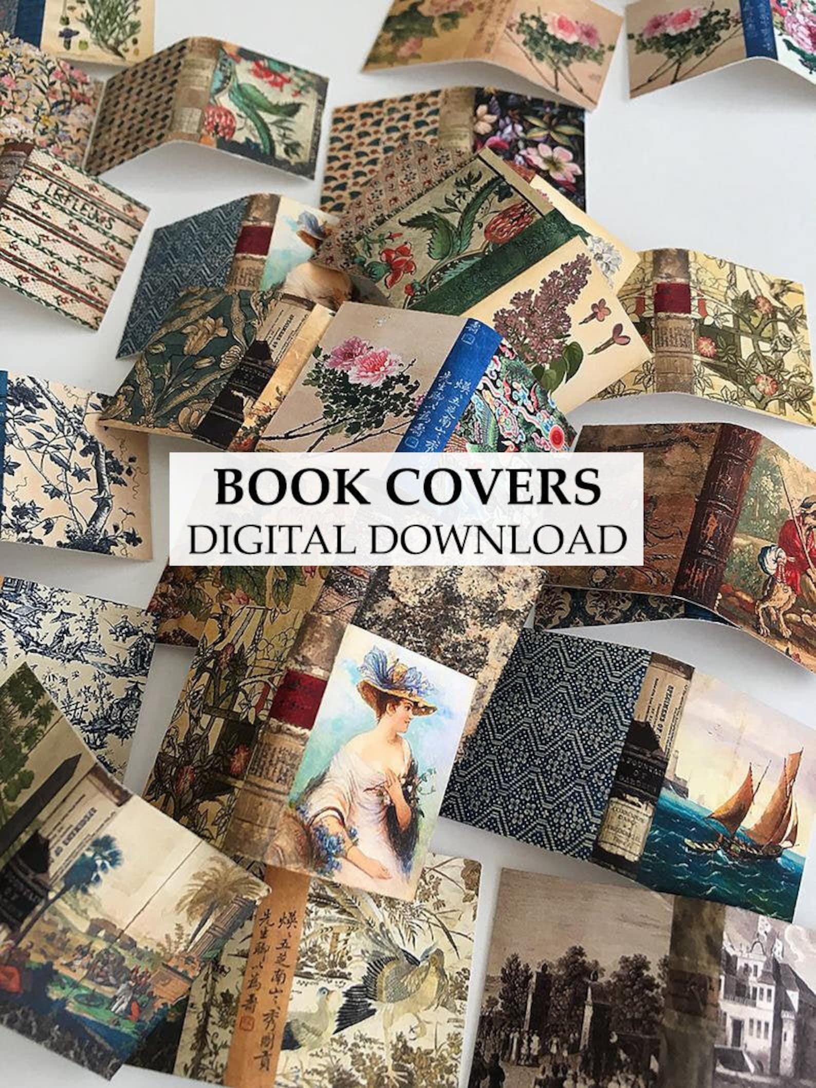 Dollhouse Miniature Books 1/12 and 1/24 Scale DIGITAL DOWNLOAD - Etsy