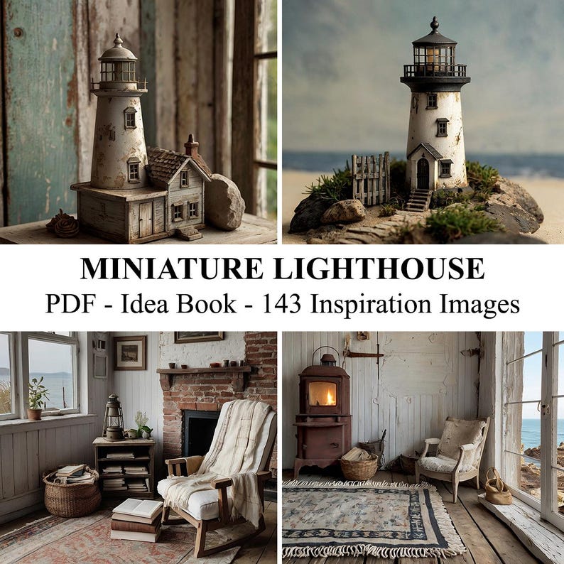 Dollhouse Miniature Antique Lighthouse Idea Book PDF - Exteriors ...