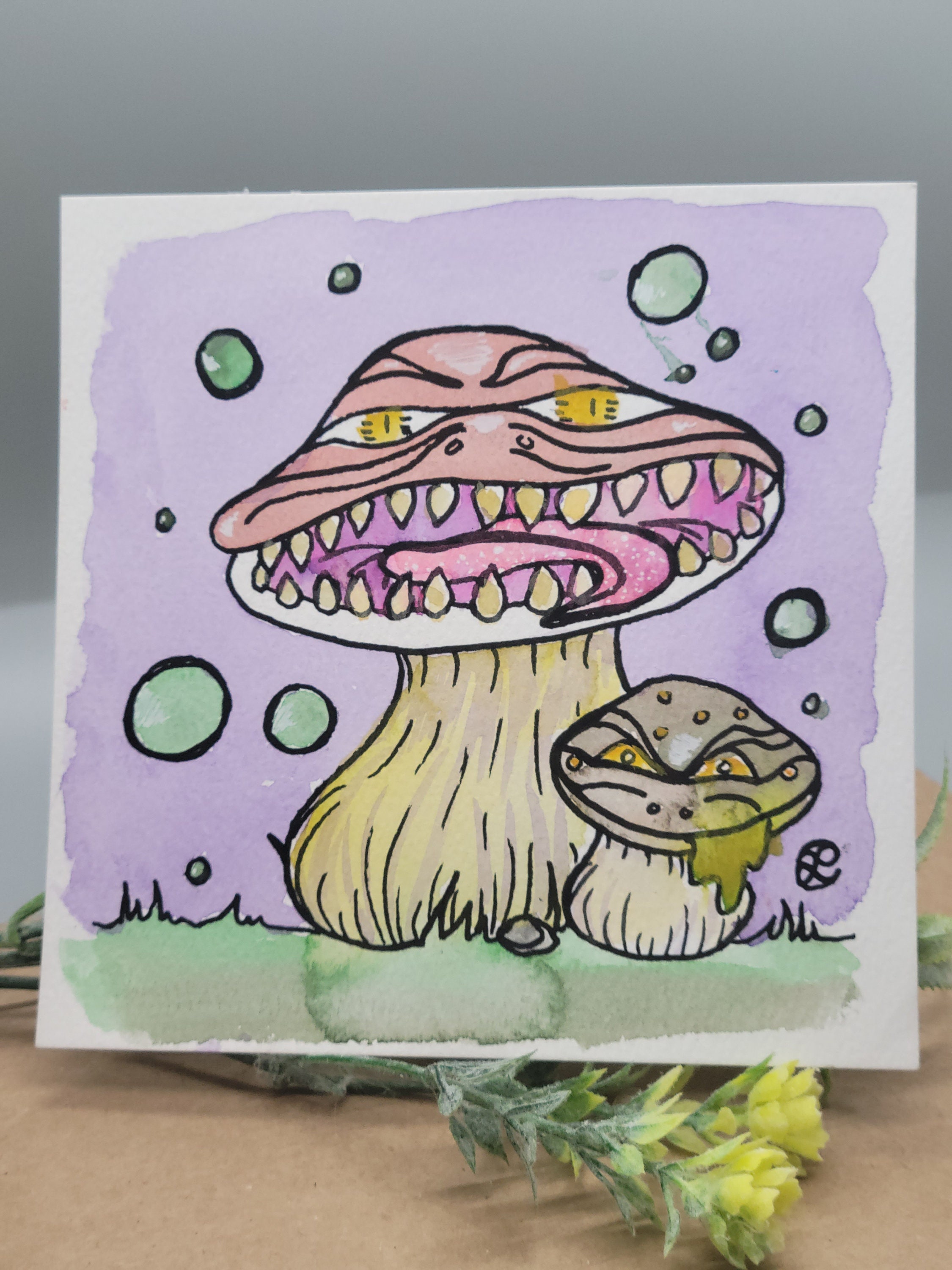 Drawings Of Evil Mushrooms