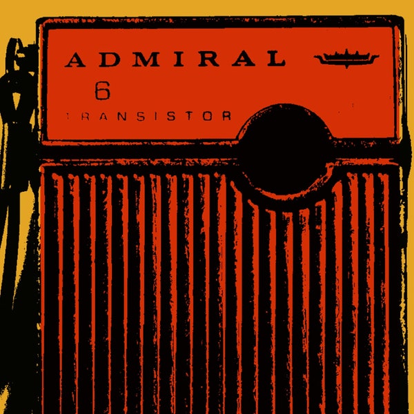 Transistor Radio Vintage 70's Art Print Pop Art 11 X 17 - Etsy
