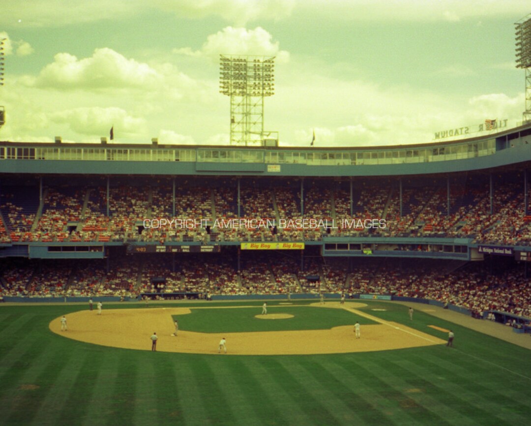 Detroit Tigers Tiger Stadium Left Field Photograph Digital Download - Etsy