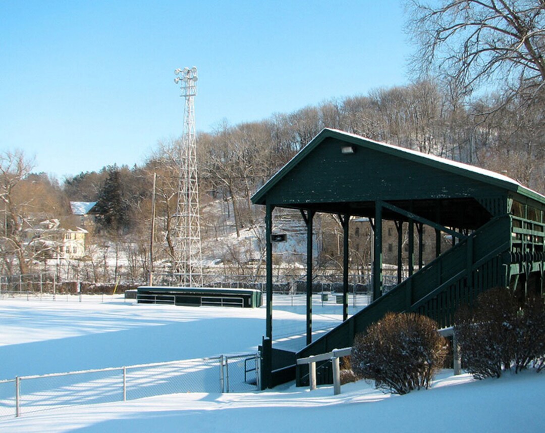 Baseball Park Photograph Jordan Minnesota Winter Mini Met Town Ball ...