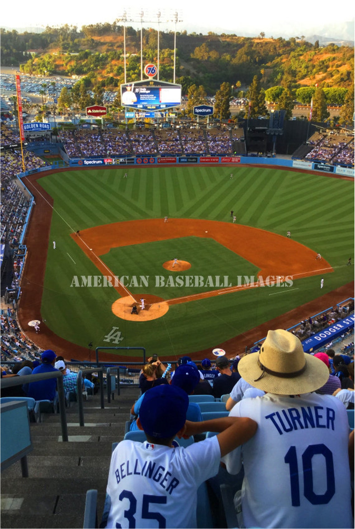 Los Angeles Dodger Stadium "fans 2019" Photograph Cody Bellinger Justin ...