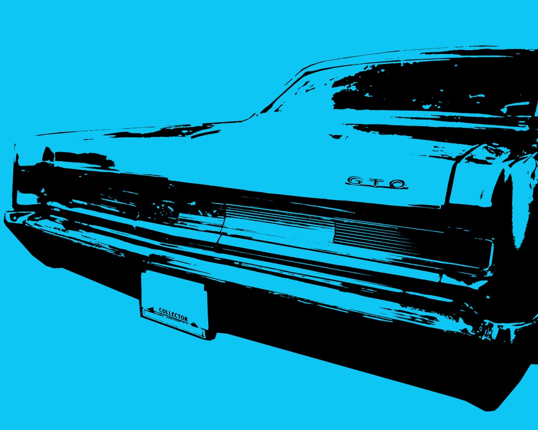 1964 Pontiac GTO Art Print 8 X 10 Digital Download Mopar Classic ...
