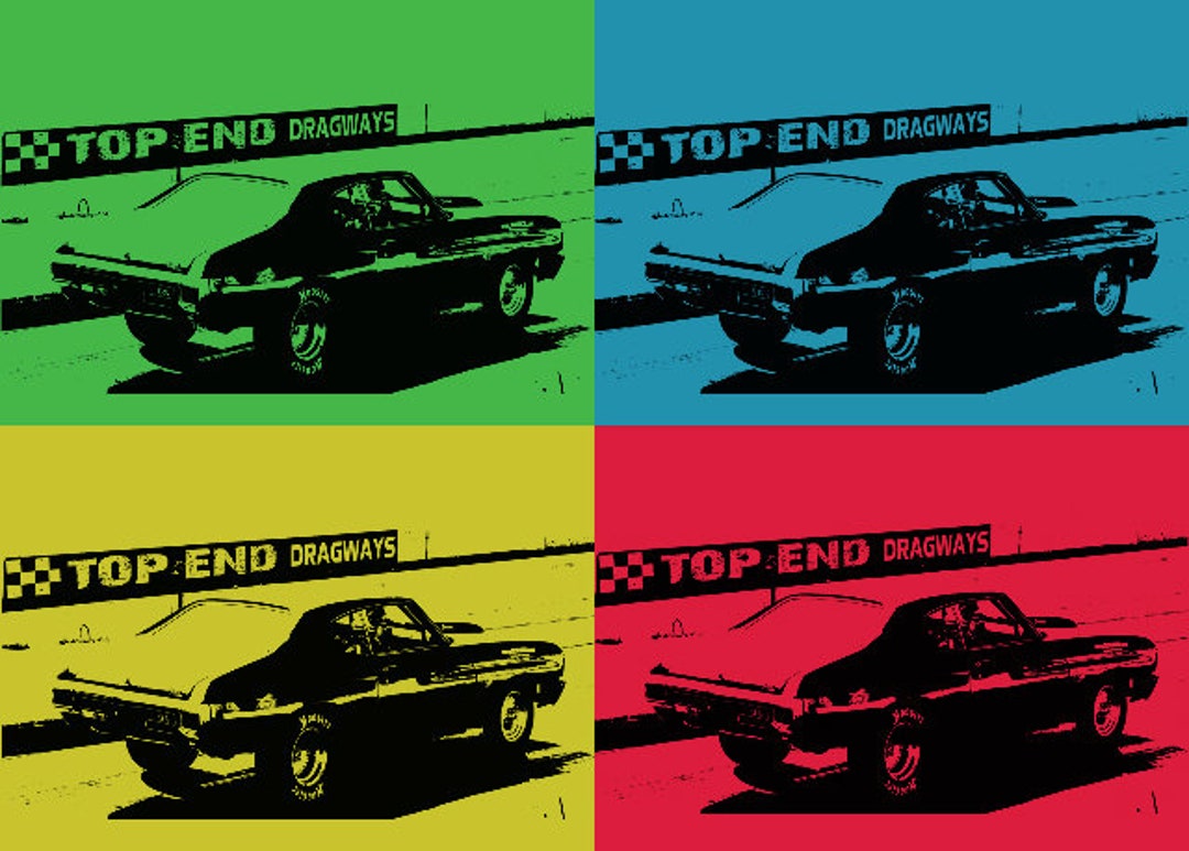 Chevrolet Chevelle SS Drag Racing Pop Art Print Classic - Etsy
