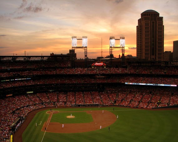 Estadio Busch De Los Cardenales Cards' Backstop Netting Meets New