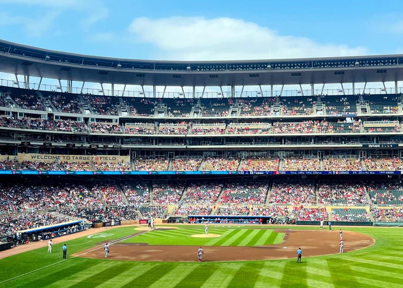 Minnesota Twins Target Field Digital Download Photo MLB Baseball ...