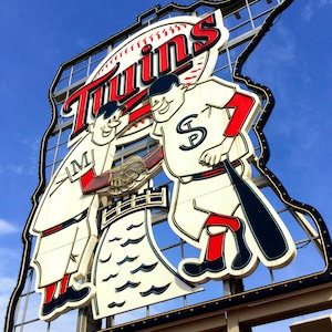 Minnesota Twins Target Field Minnie & Paul Sign Photograph Digital ...