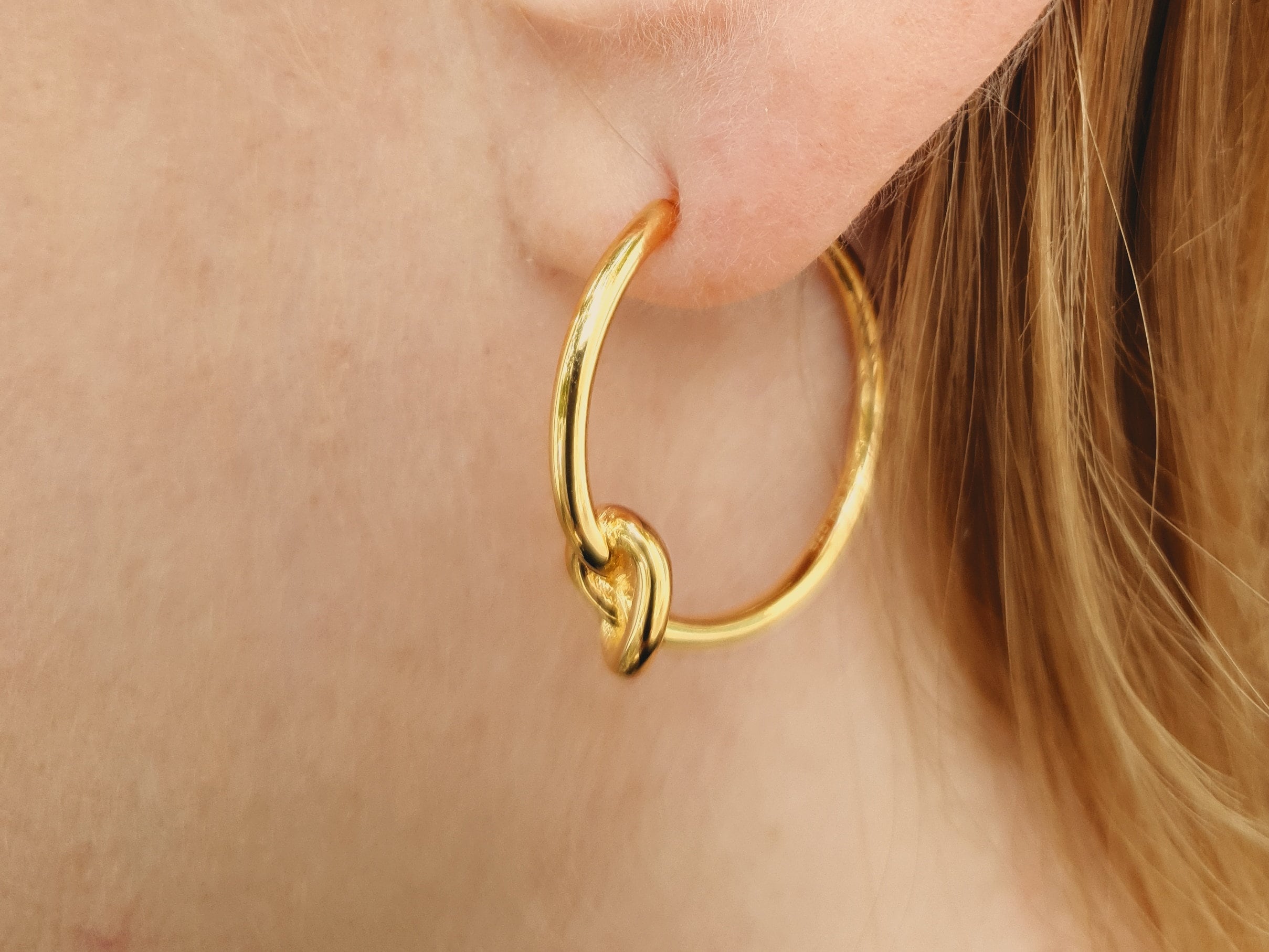 Refresh Your Hoops Collection Hoop-knot Earrings New Trend Young ...