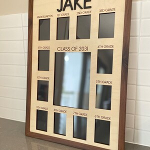 K-12 Kindergarten Graduation Class Photo Frame | Personalized School ...