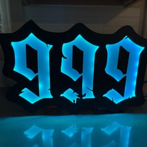 Faux Neon LED Light up Sign | Offset Shape | Business Logo Home Bedroom ...