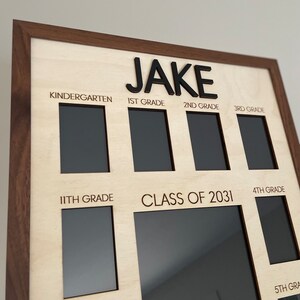 K-12 Kindergarten Graduation Class Photo Frame | Personalized School ...