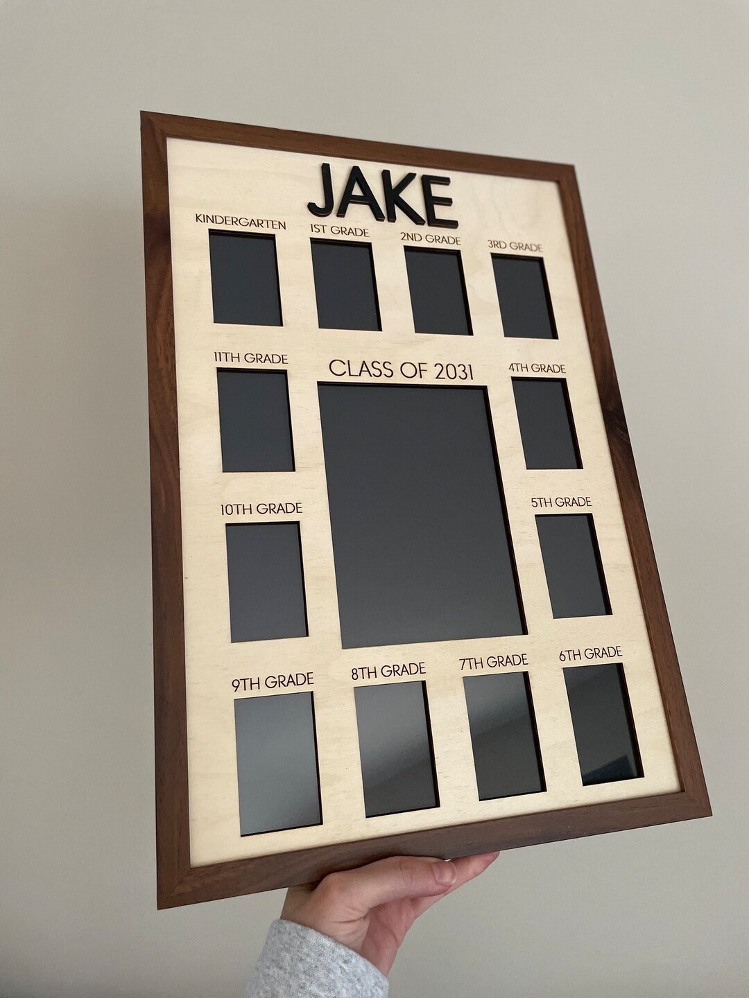 K-12 Kindergarten Graduation Class Photo Frame | Personalized School ...