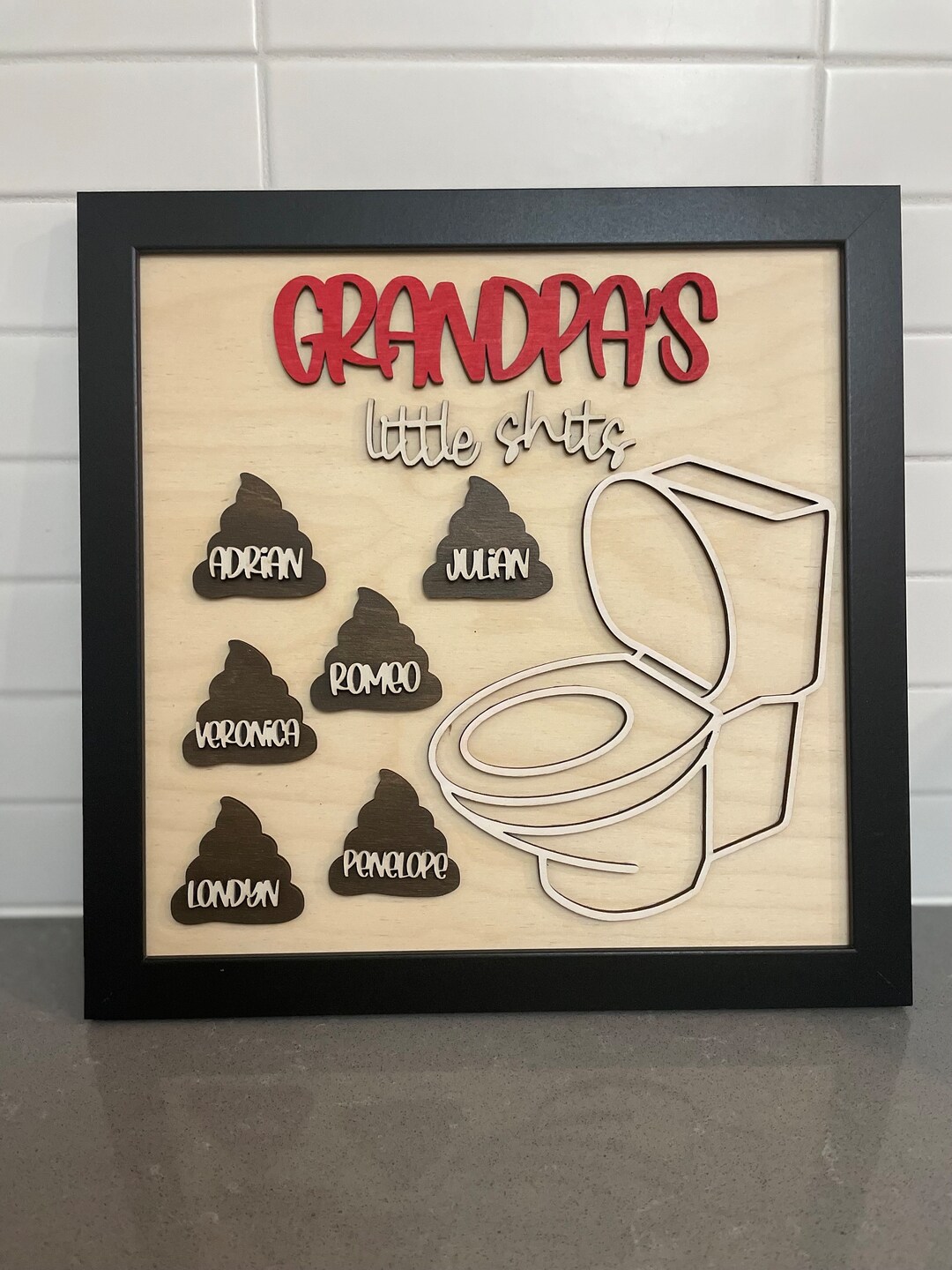 Father’s Day | Family Tree | Funny Poop | Grandkid Names | Dad ...
