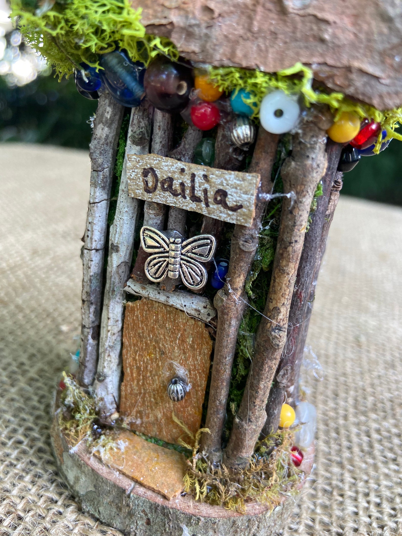Itty Bitty Fairy House, Handmade Fairy House, Customized Gifts ...