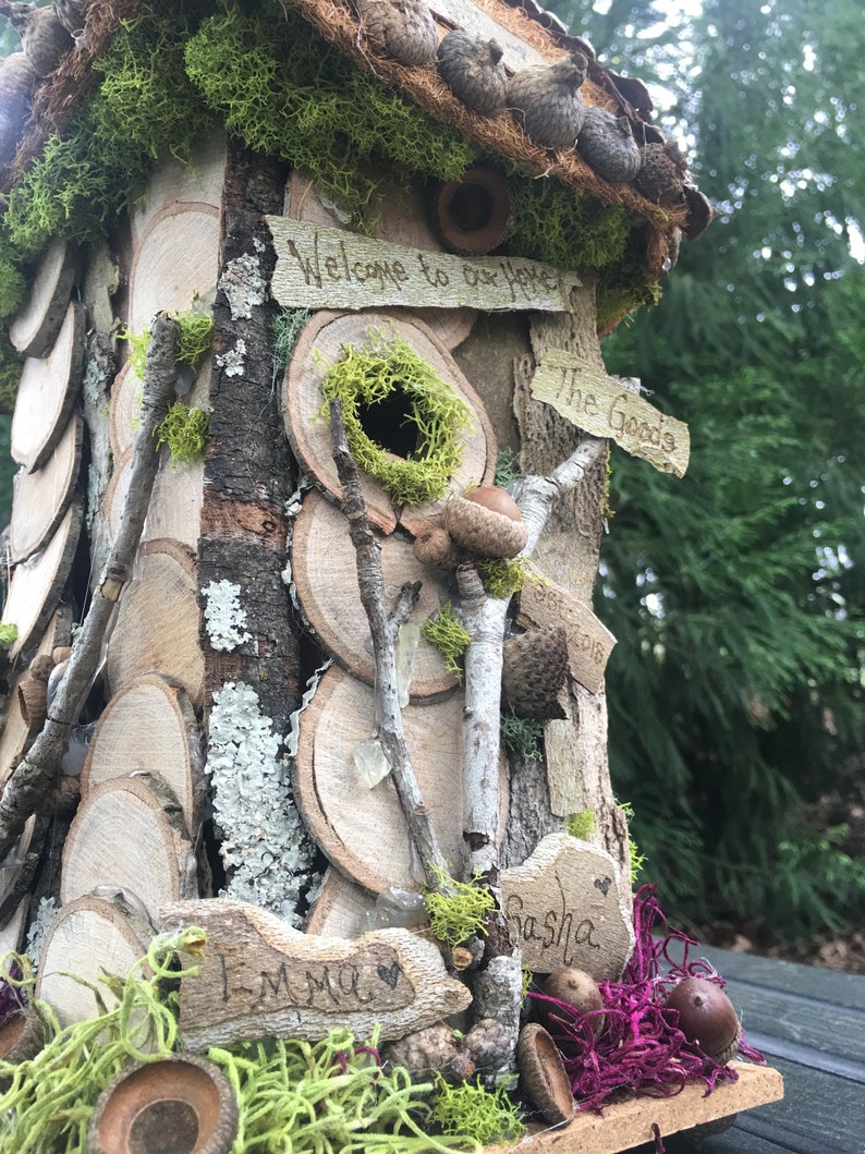 Large Handmade Bird House Personalized Gift Custom Made Gift - Etsy
