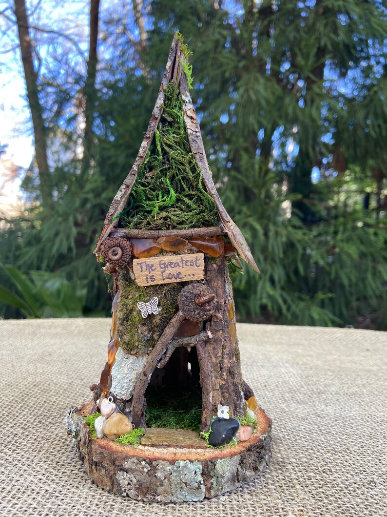 Mini Fairy House Handmade Fairy House Personalized Gift - Etsy