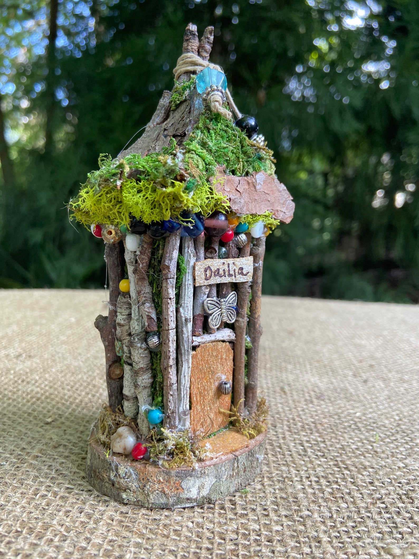 Itty Bitty Fairy House, Handmade Fairy House, Customized Gifts ...