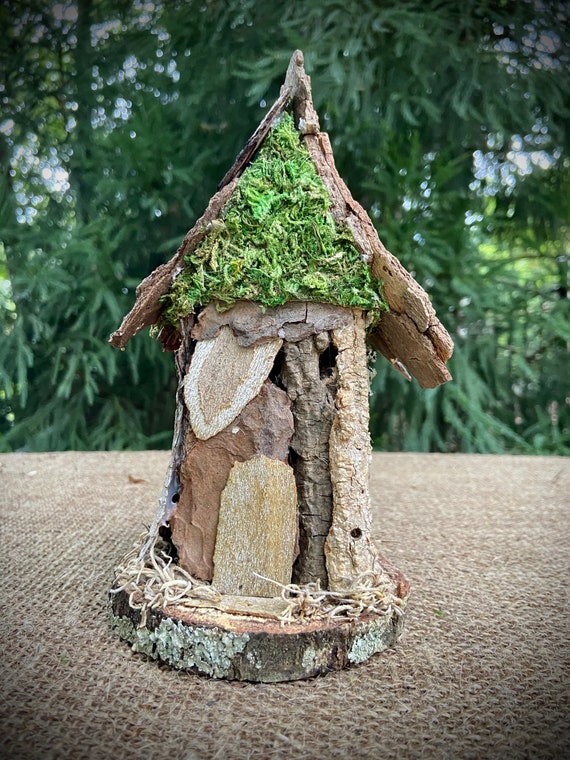 Tree Stump Fairy House Two