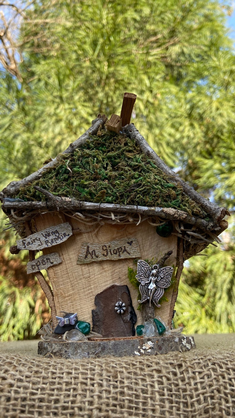 Handcrafted Fairy House, Personalized Miniature Cottagecore Decor - Etsy