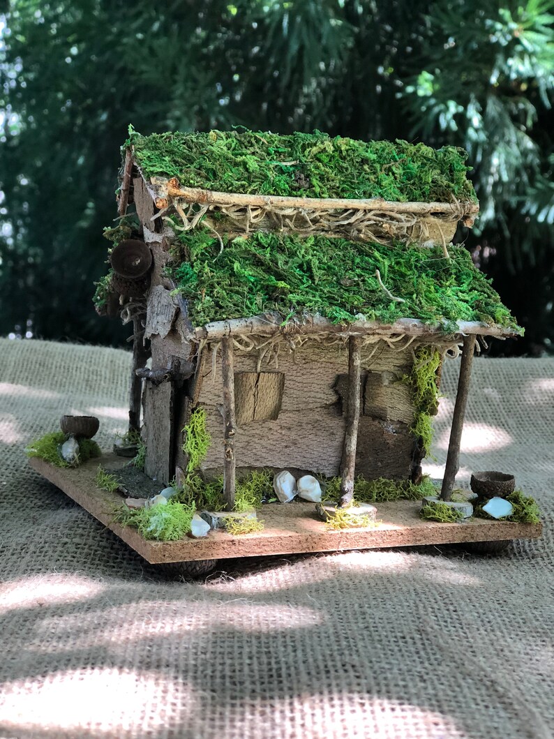 Medium Handmade Fairy Barn Handmade Fairy House Personalized - Etsy