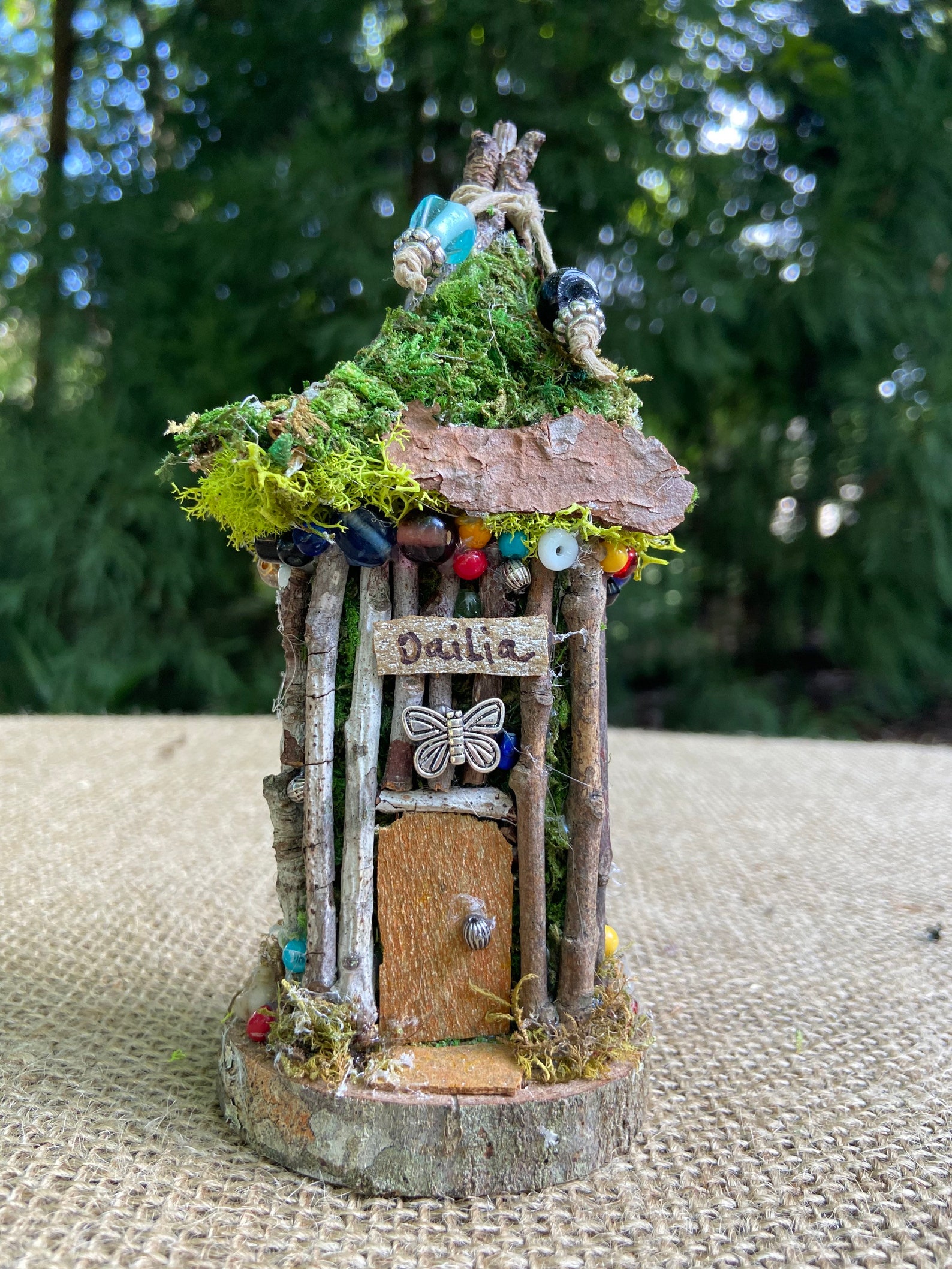 Itty Bitty Fairy House, Handmade Fairy House, Customized Gifts ...