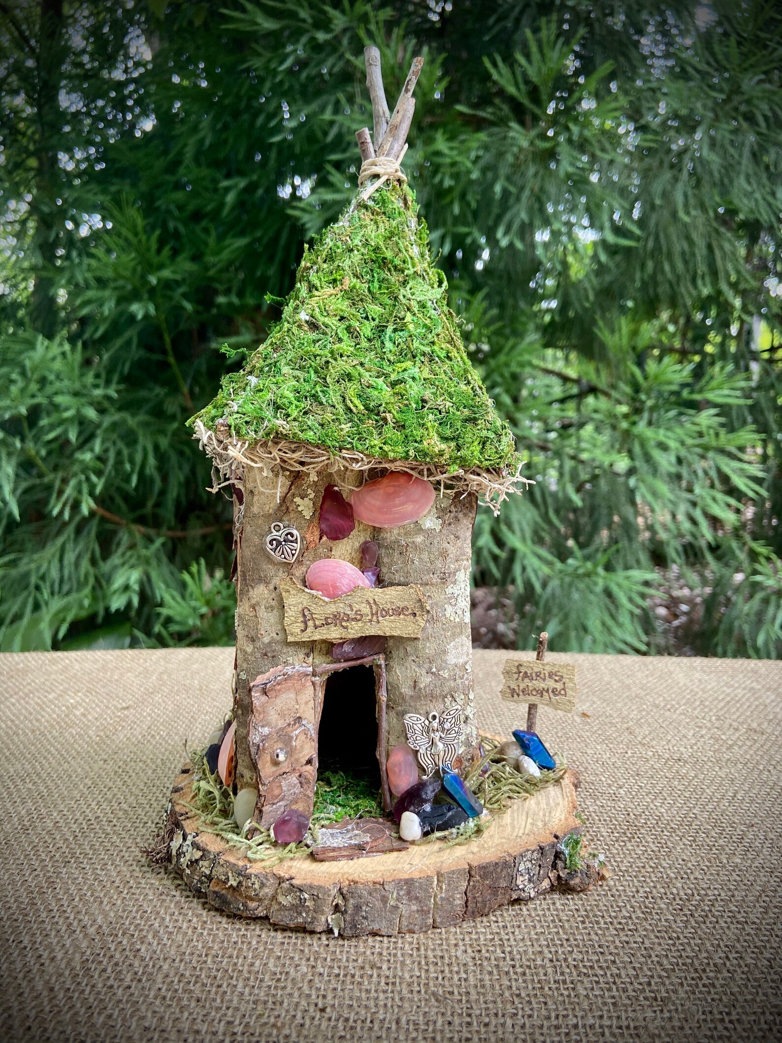 Small Fairy House Handmade Fairy House Personalized Gift - Etsy