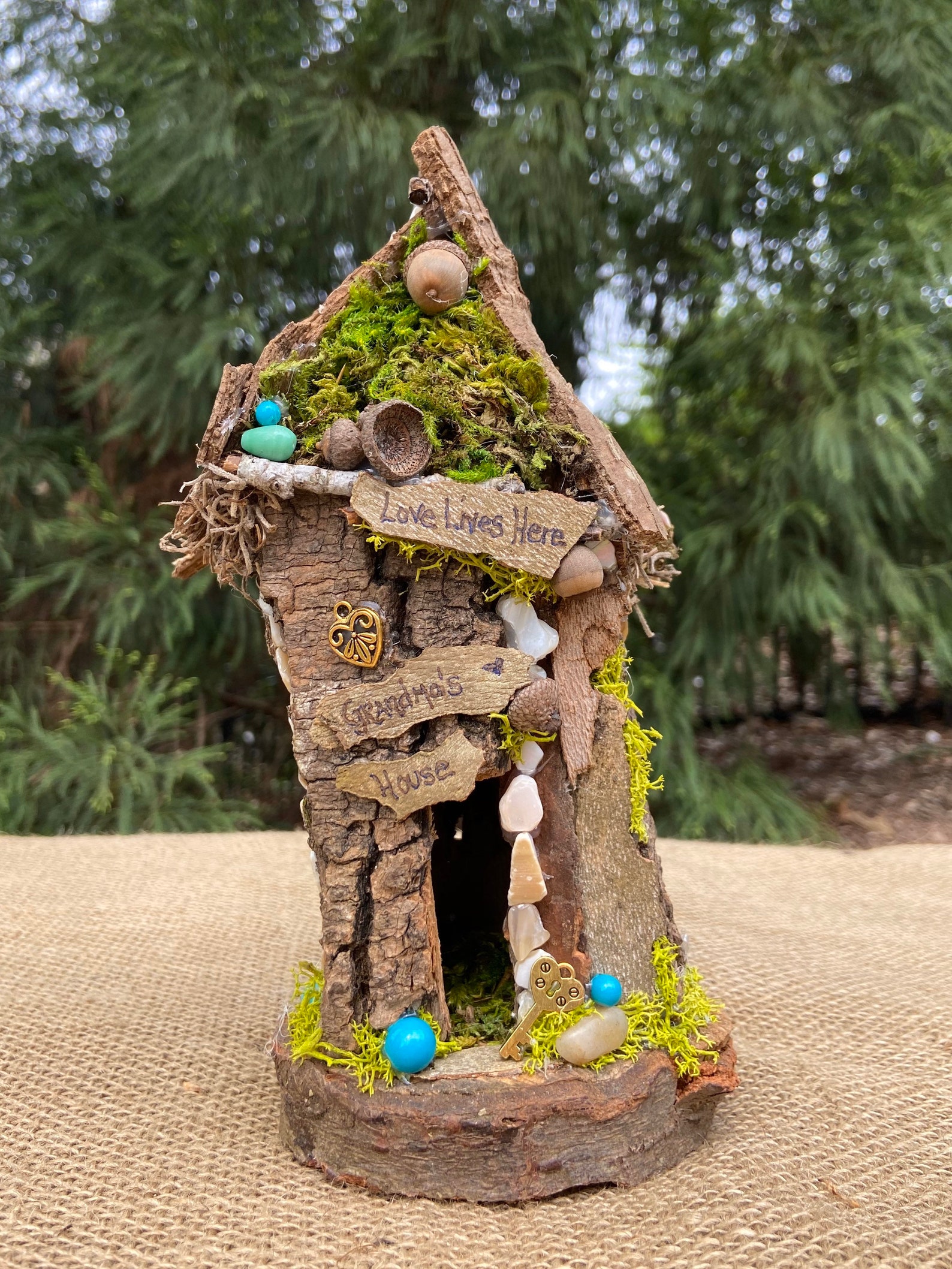 Mini Fairy House Handmade Fairy House Personalized Gift - Etsy