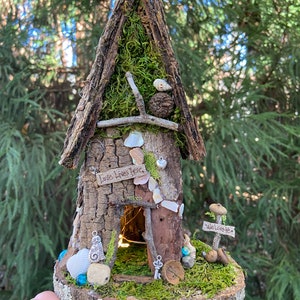 Mini Fairy House Handmade Fairy House Personalized Gift - Etsy