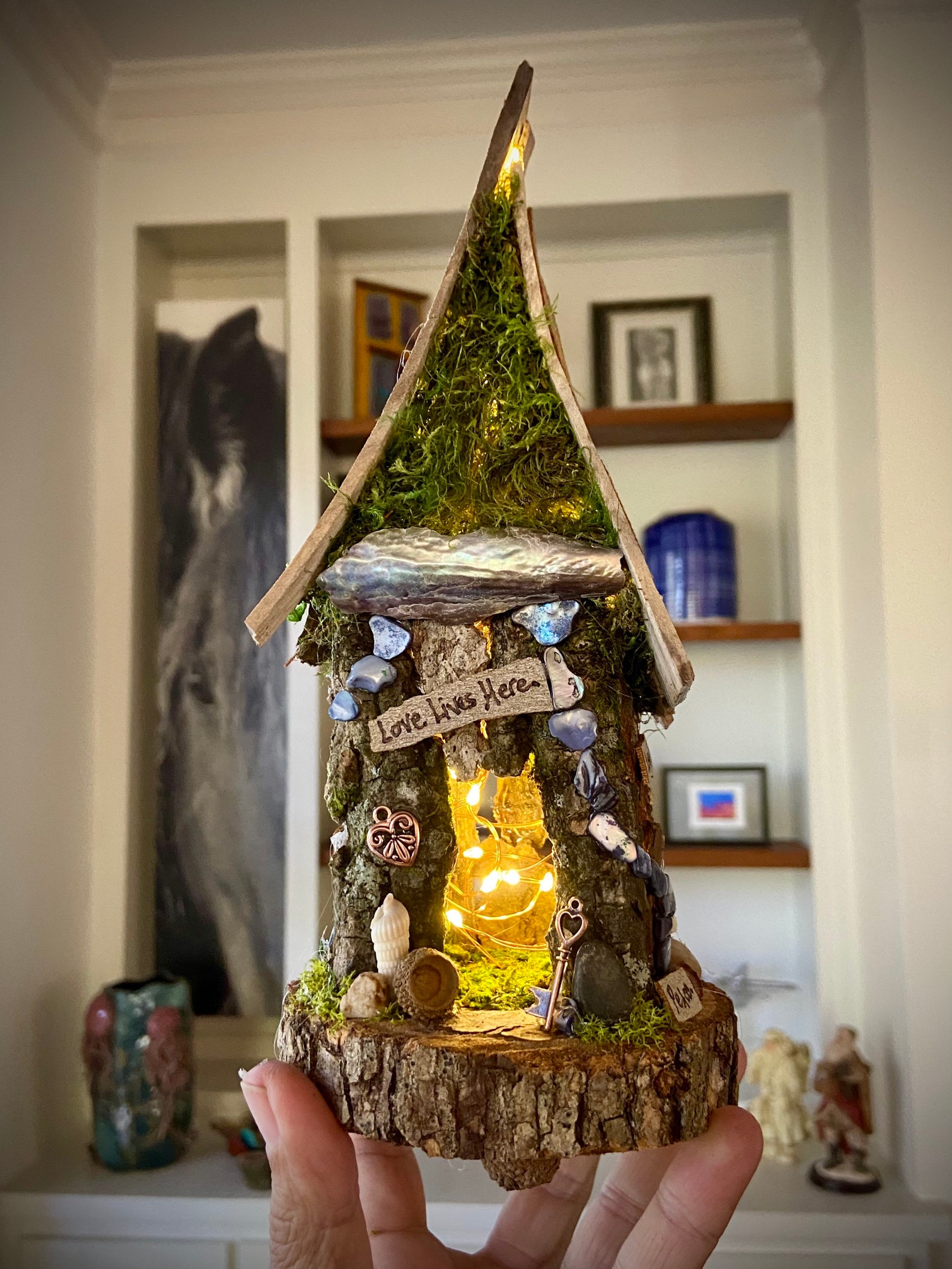 Mini Fairy House Handmade Fairy House Personalized Gift - Etsy