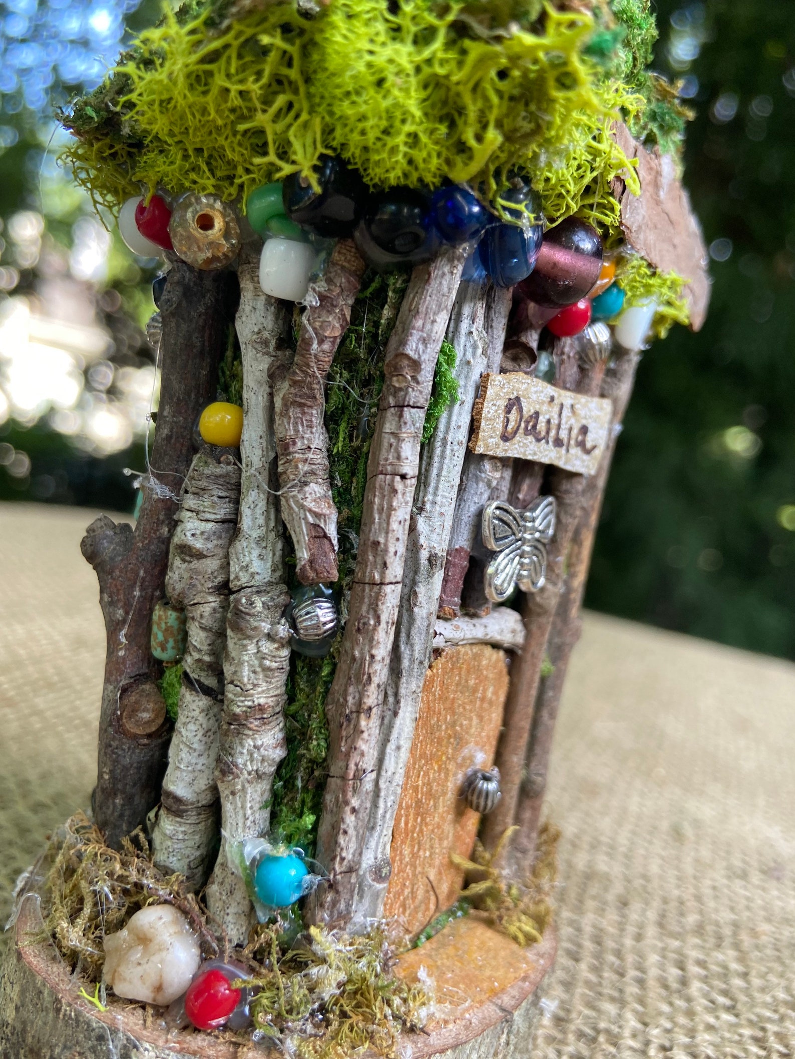 Itty Bitty Fairy House, Handmade Fairy House, Customized Gifts ...