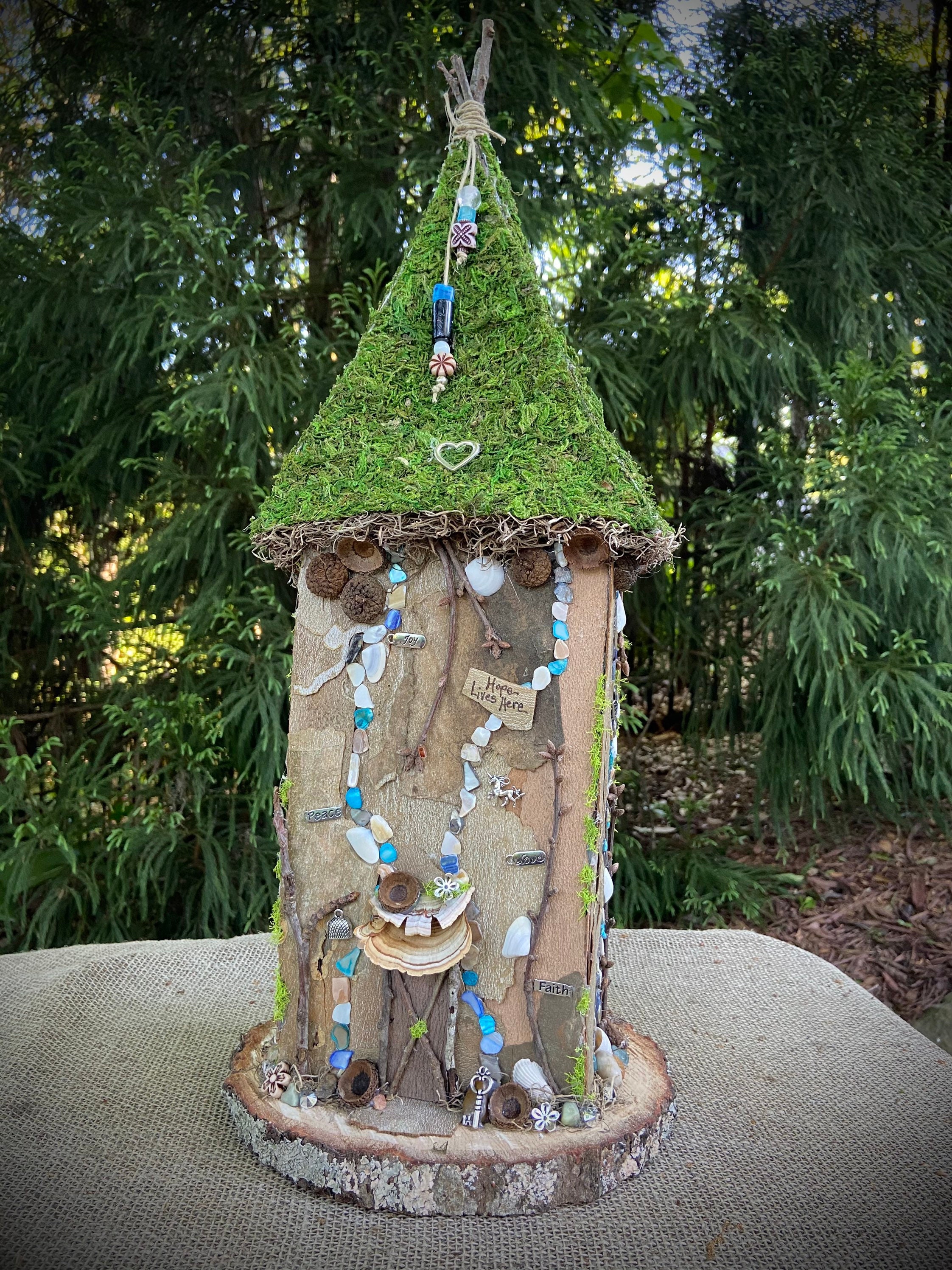 Fairy Doll House, Handmade Fairy House, Personalized Gift, Custom Made ...