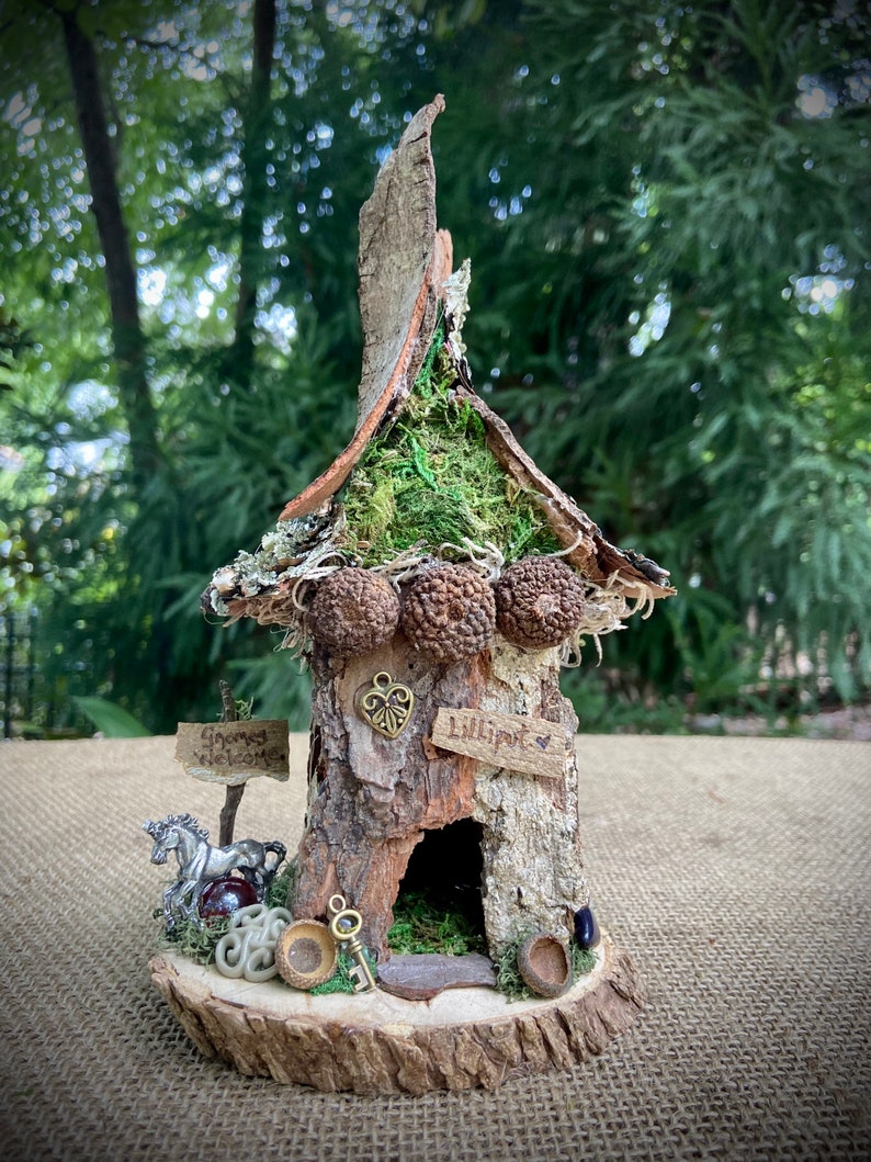 Mini Fairy House Handmade Fairy House Personalized Gift - Etsy