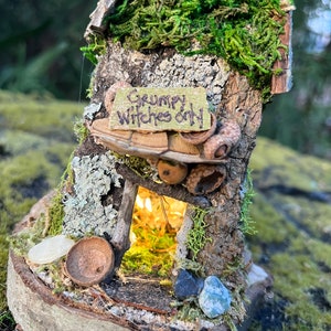 Handcrafted Mini Witch House, Personalized Fairy Garden Decor - Etsy