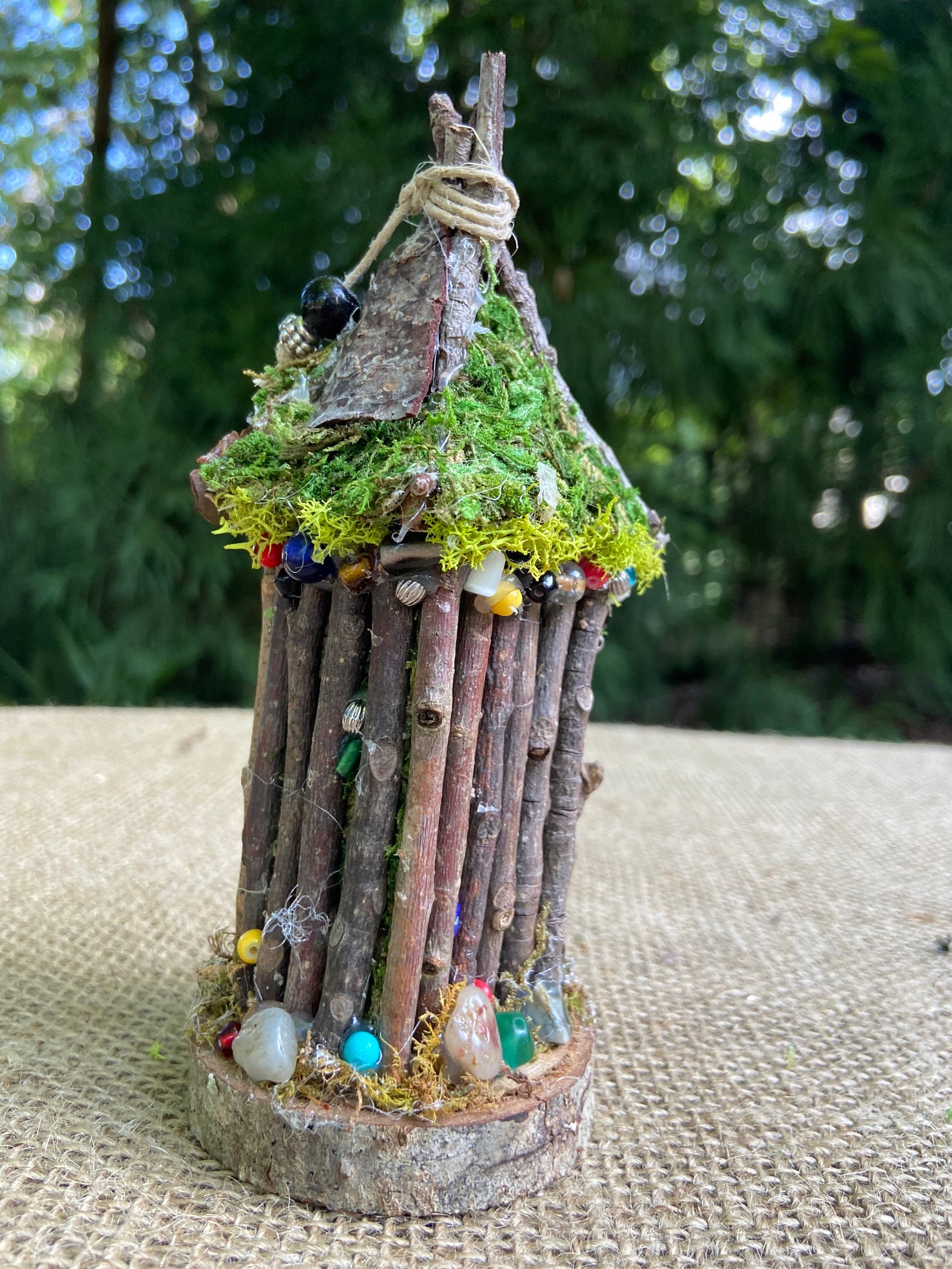 Itty Bitty Fairy House, Handmade Fairy House, Customized Gifts ...