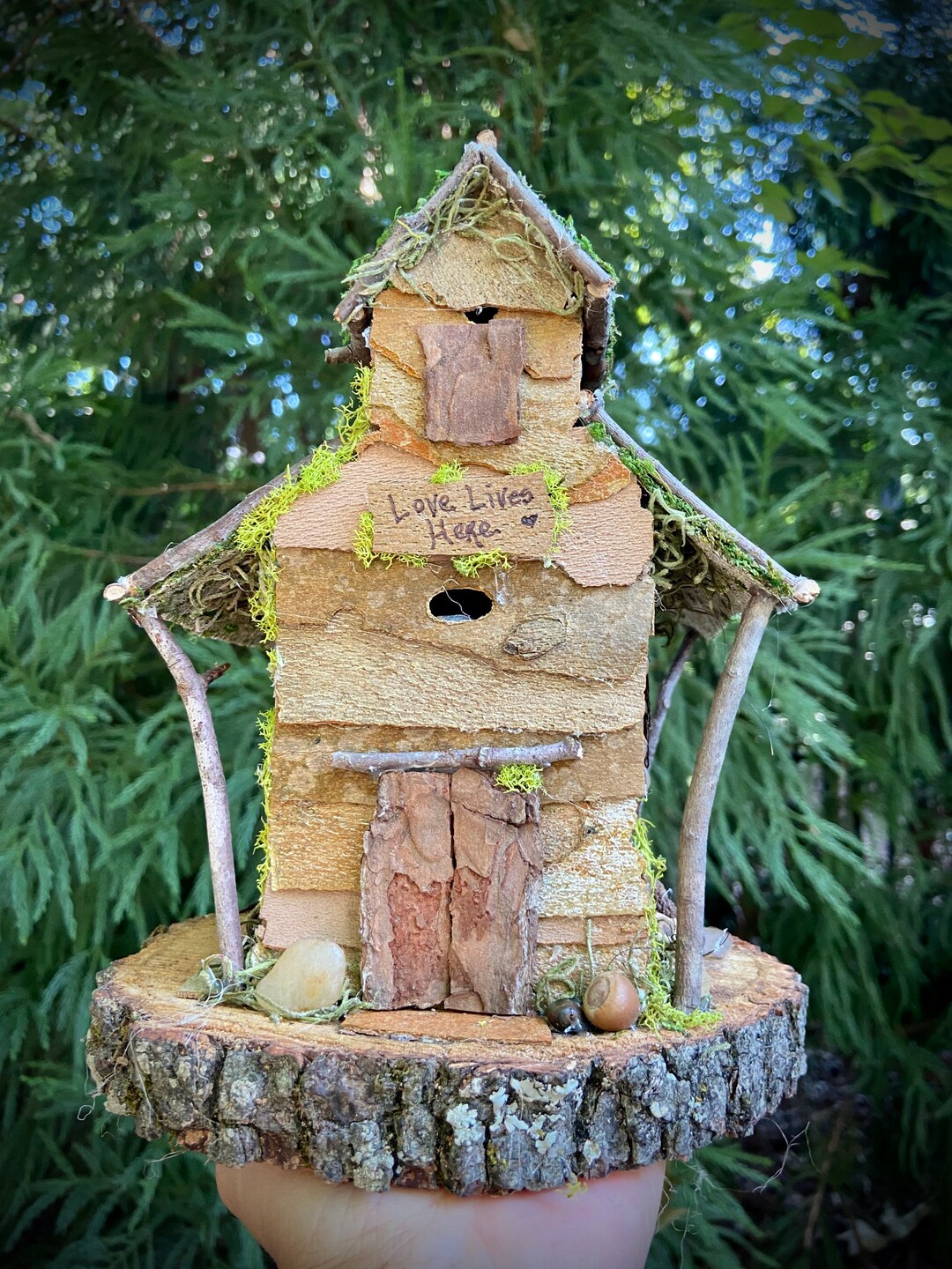 Large Handmade Fairy Barn, Handmade Fairy House, Personalized Gift ...