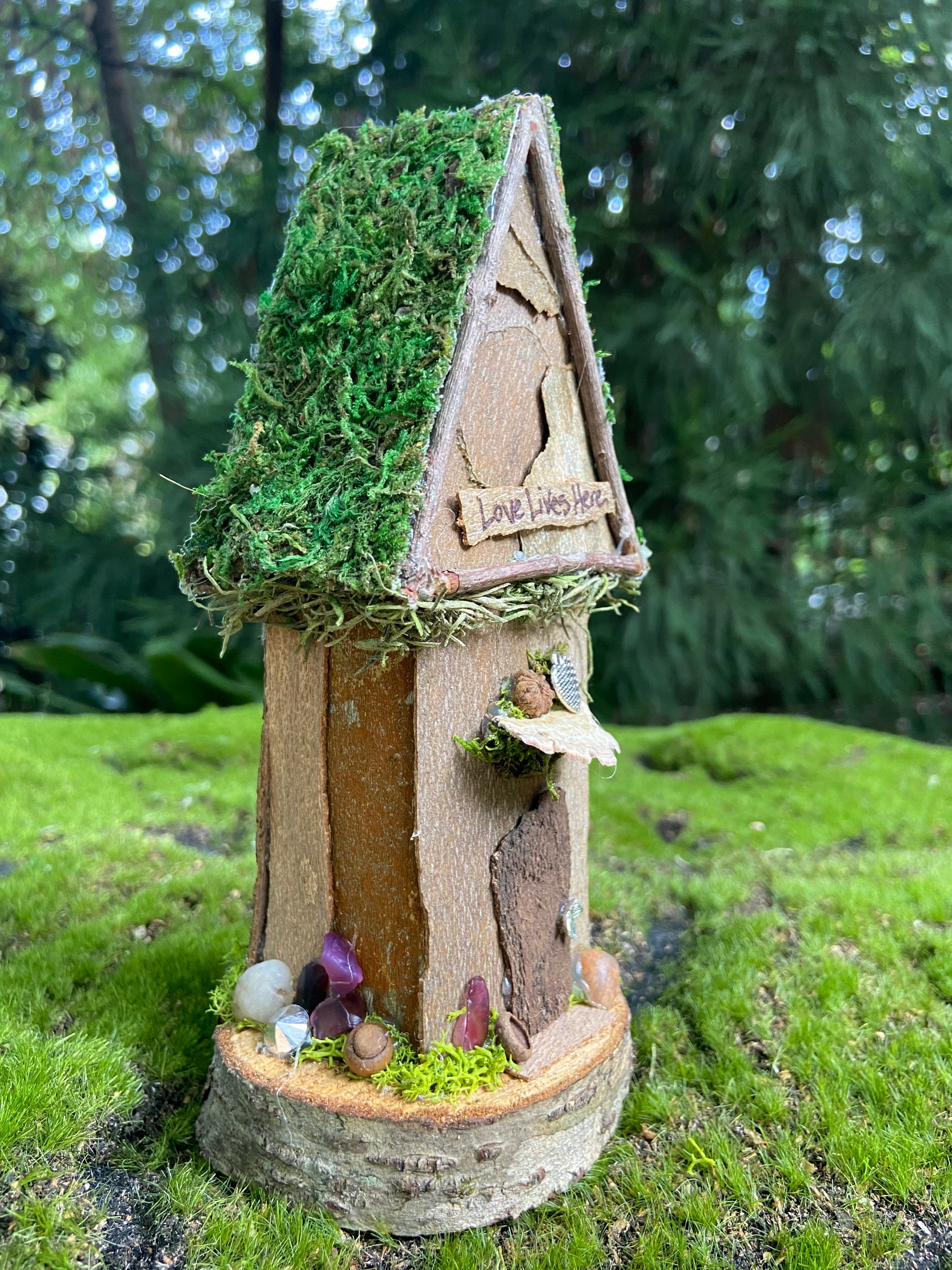 Tiny Fairy House, Handmade Fairy House, Personalized Gift, Custom Made ...