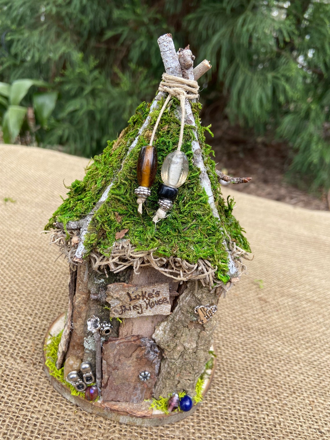 Mini Fairy House Lukes Fairy House | Etsy