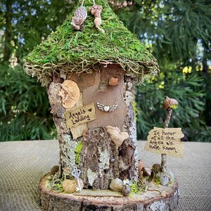 Small Fairy House, Handmade Fairy House, Personalized Gift, Custom Made ...