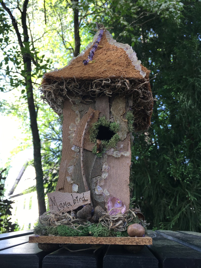 Medium Decorative Handmade Bird House Personalized Gift - Etsy