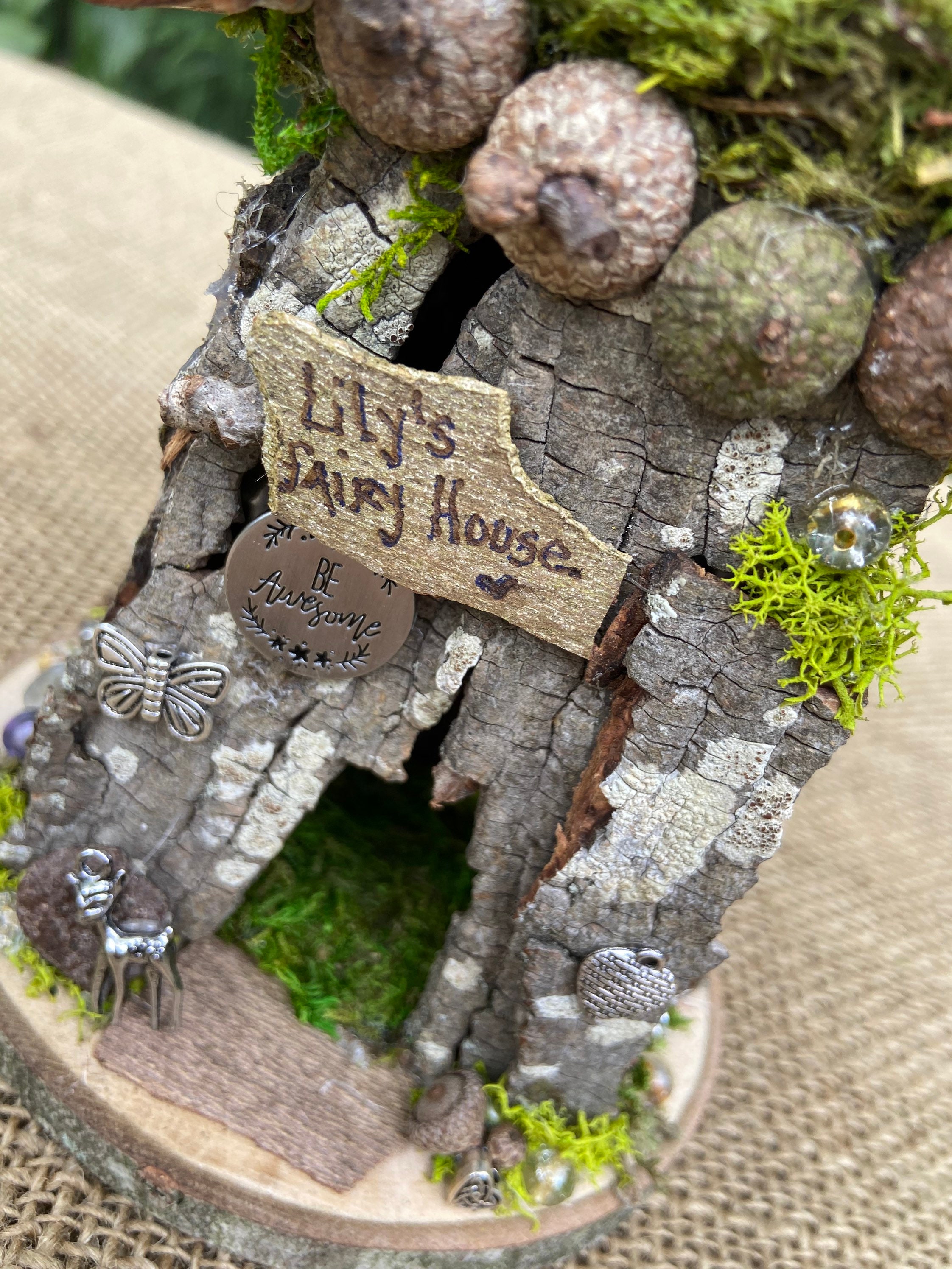 Mini Fairy House Handmade Fairy House Personalized Gift - Etsy