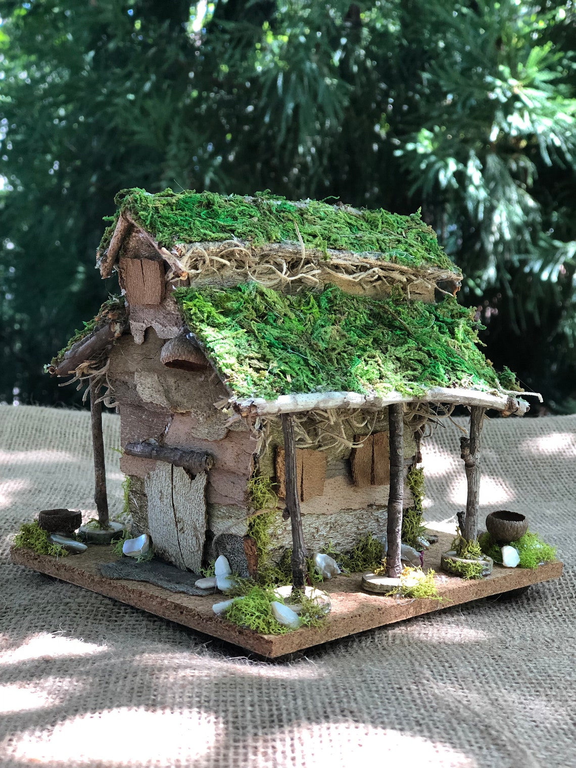Medium Handmade Fairy Barn Handmade Fairy House Personalized - Etsy
