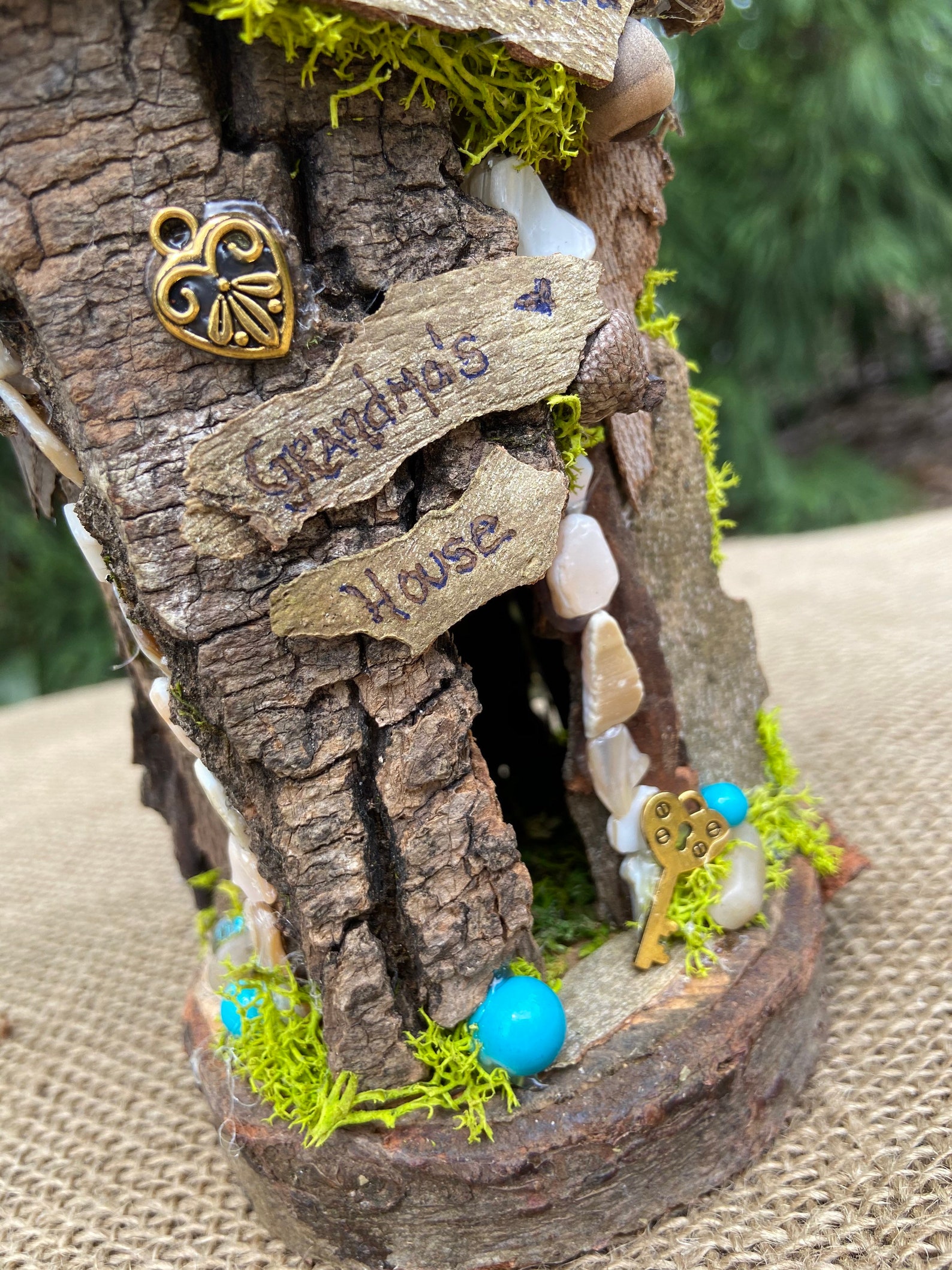 Mini Fairy House Handmade Fairy House Personalized Gift - Etsy